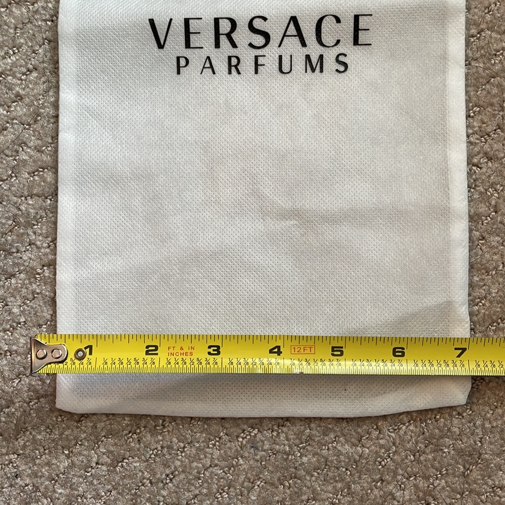 Versace Perfums Dust Bag For Clutch/Wallet - White/Bl… - Gem